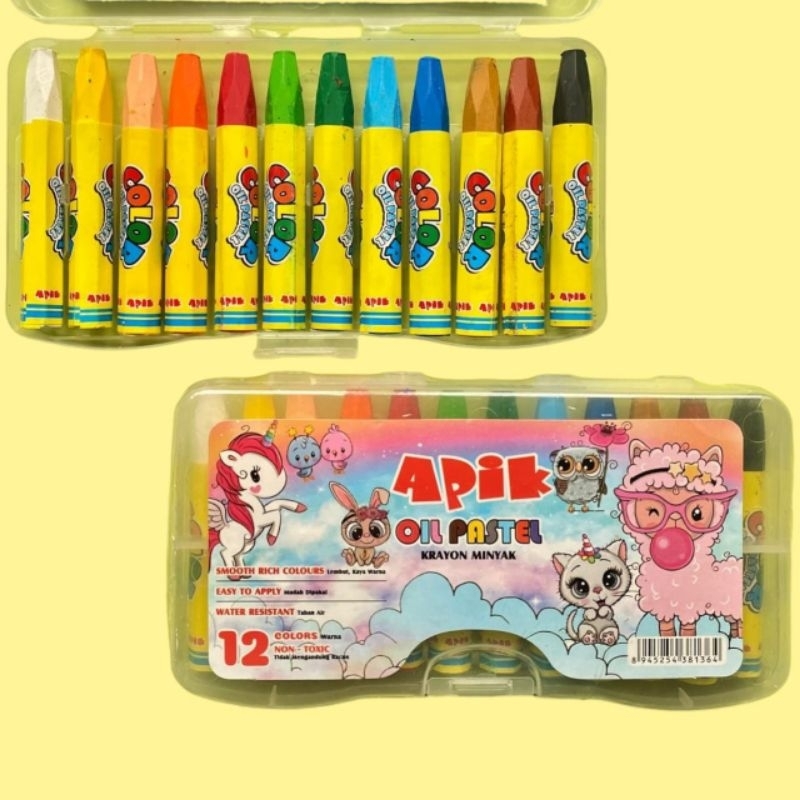 Jual CRAYON APIK 12 WARNA MURAH | Shopee Indonesia