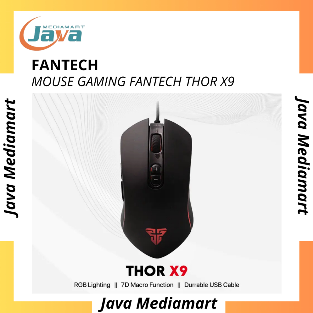 Jual Fantech THOR X9 Mouse Gaming Macro | Shopee Indonesia