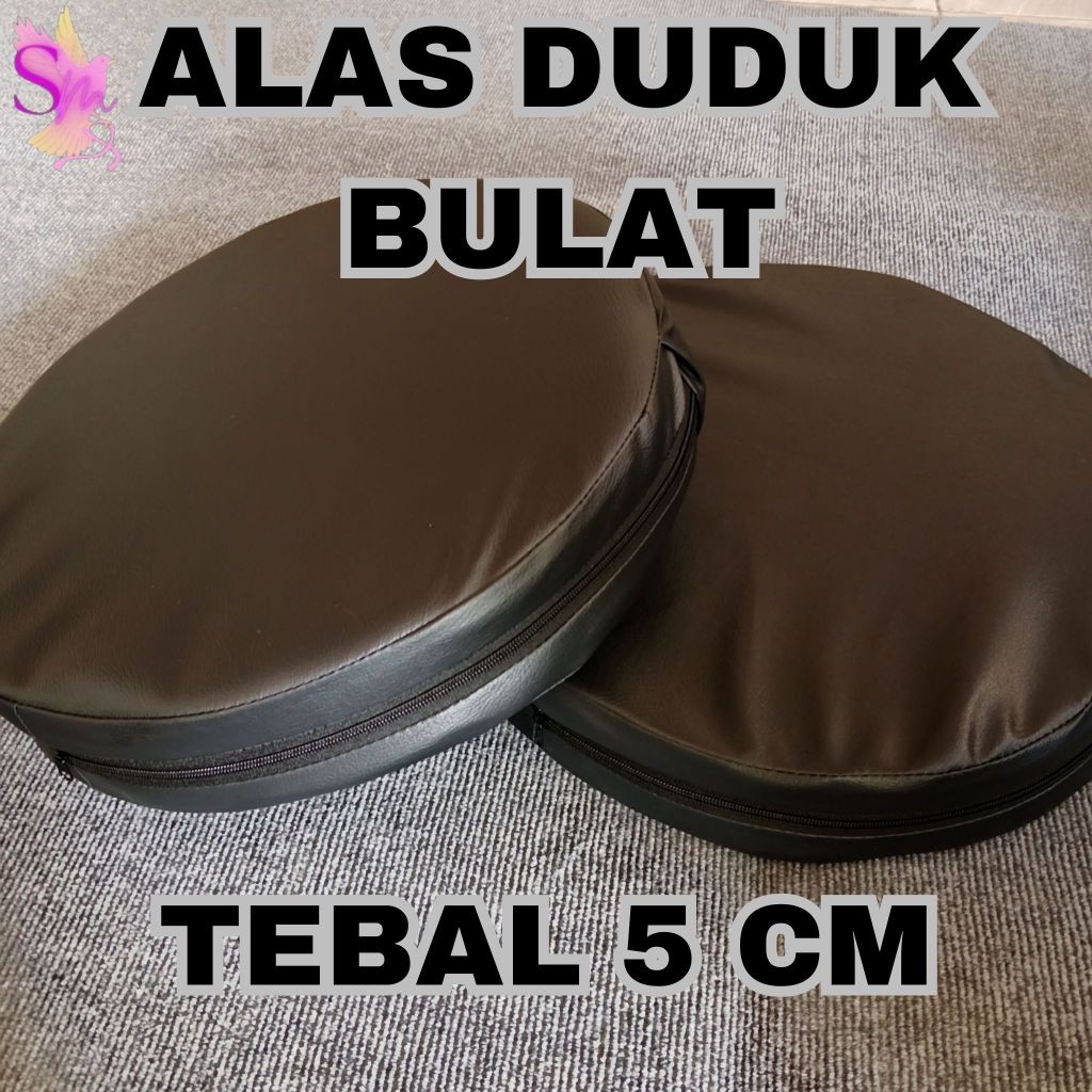 Jual ALAS DUDUK BULAT PREMIUM TEBAL 5 CM WATERPROOF BISA REQUEST WARNA ...