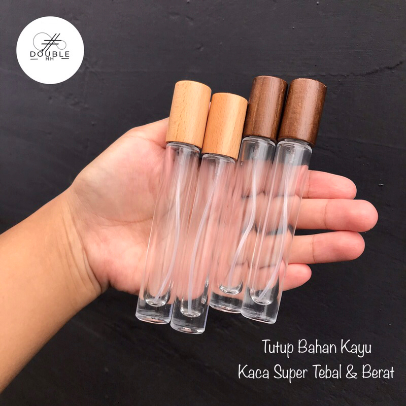 Jual Botol Spray Kaca Tebal Model Bulat 10ml/ Botol Spray Parfum Kaca ...