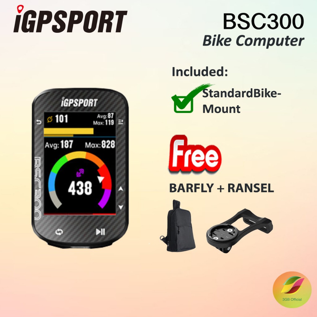 Jual IGPSPORT BSC300 GPS Bike Computer BSC 300 Speedometer Sepeda ...