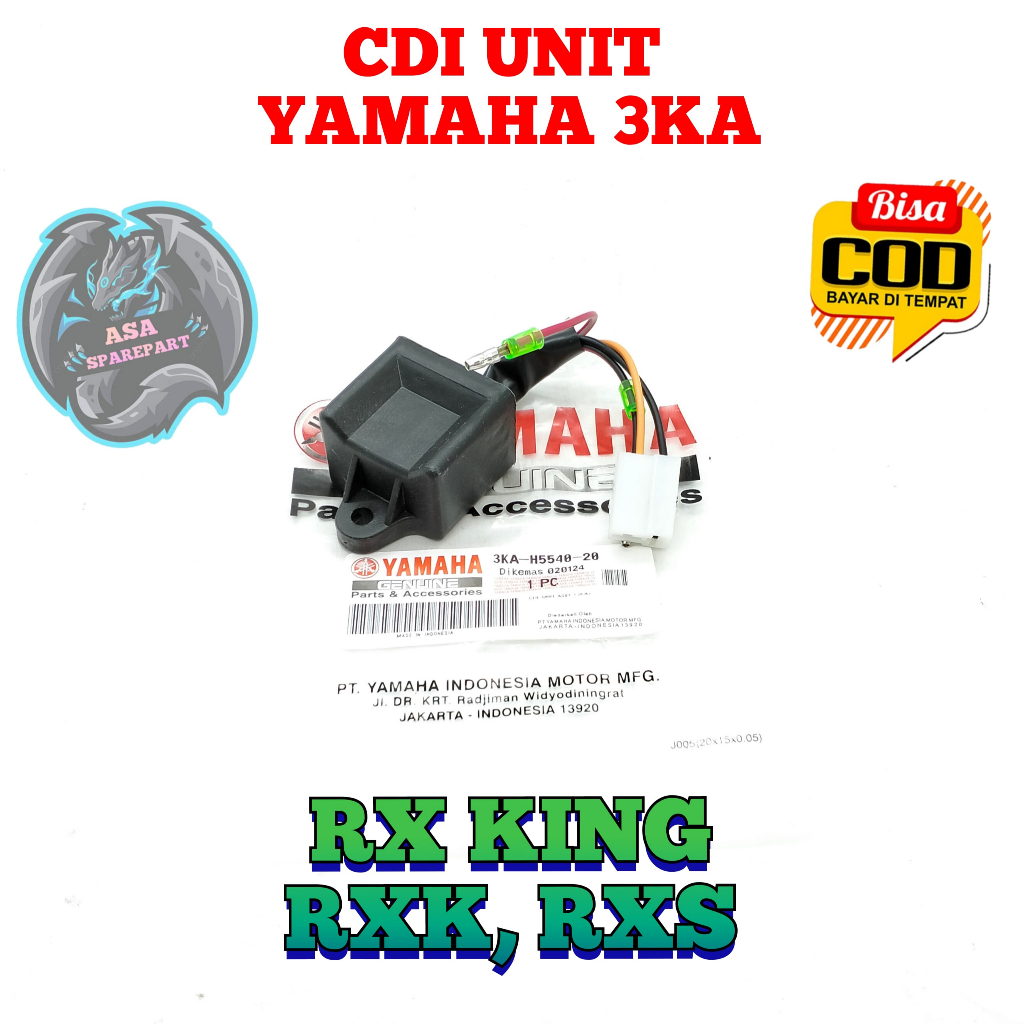 Jual CDI UNIT 3KA ASLI ORIGINAL motor YAMAHA RX KING , RXK , RXS ...
