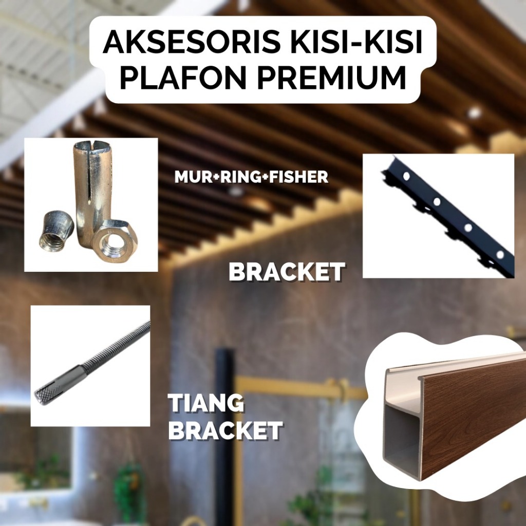Jual Aksesoris Kisi - Kisi Plafon l Bracket ceiling l Tiang Bracket ...