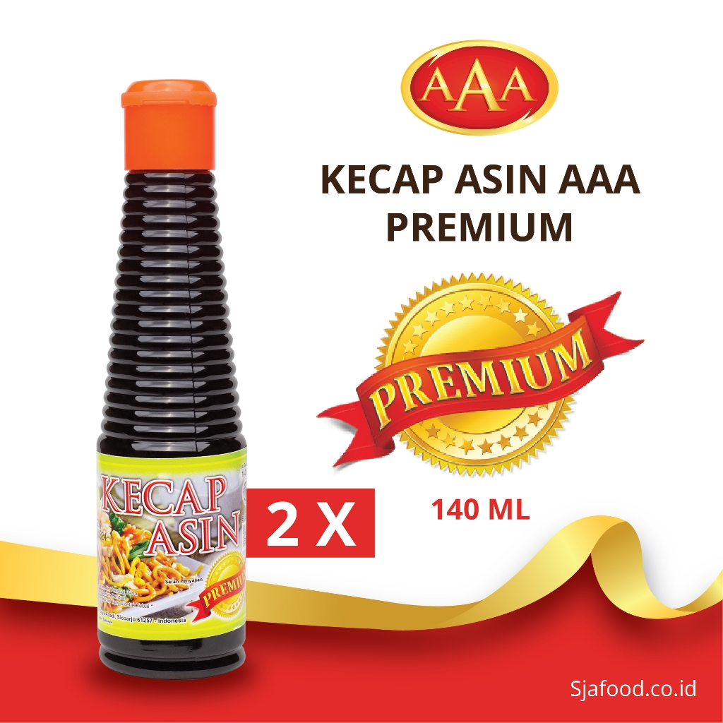 Jual KECAP ASIN PREMIU M 140ml (2 Botol) | Shopee Indonesia