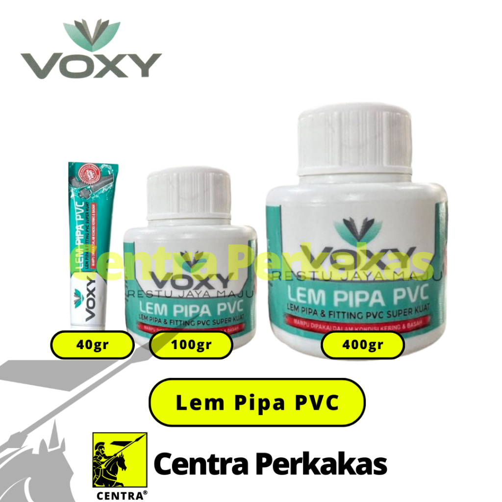 Jual VOXY Lem Pipa Fitting PVC-super kuat tahan air | Shopee Indonesia