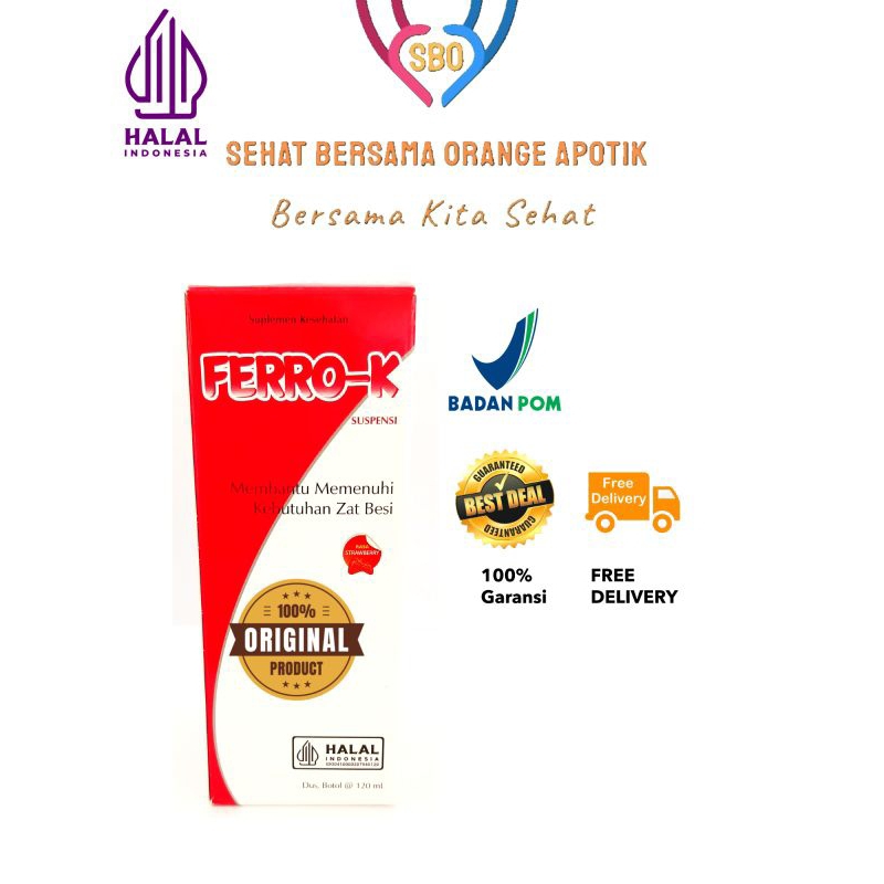 Jual Ferro K Syrup 120 mL - Kebutuhan Zat Besi | Shopee Indonesia