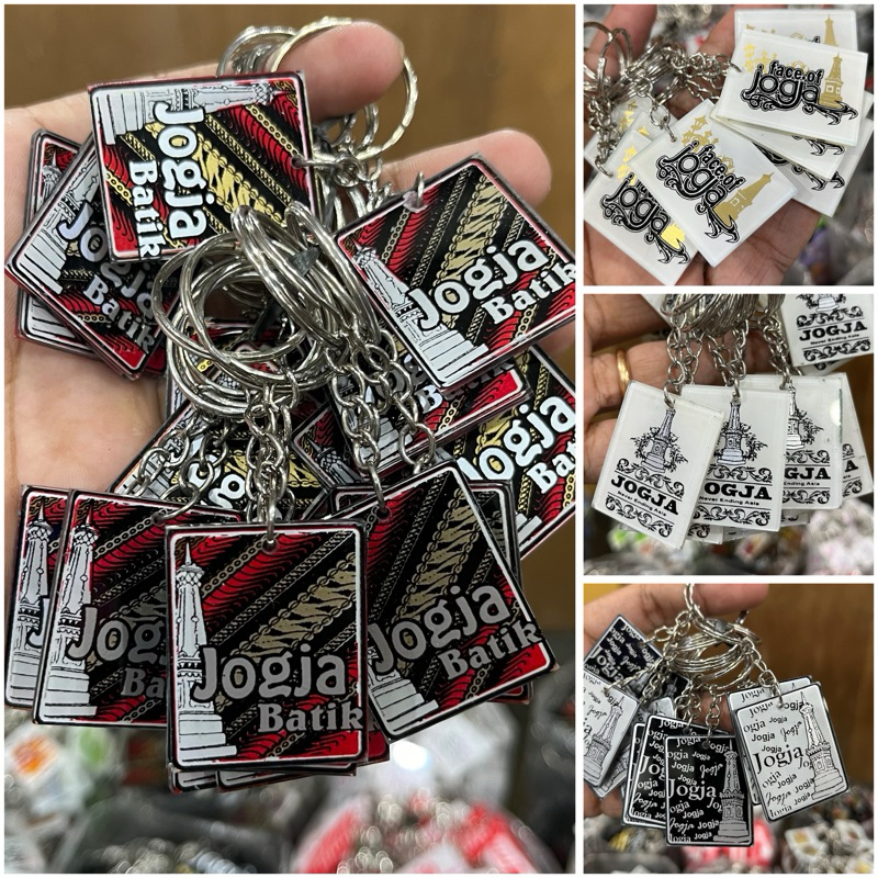 Jual Gantungan Kunci Tugu Jogja 1 kodi (20pcs) souvenir akrilik oleh oleh khas yogyakarta ...