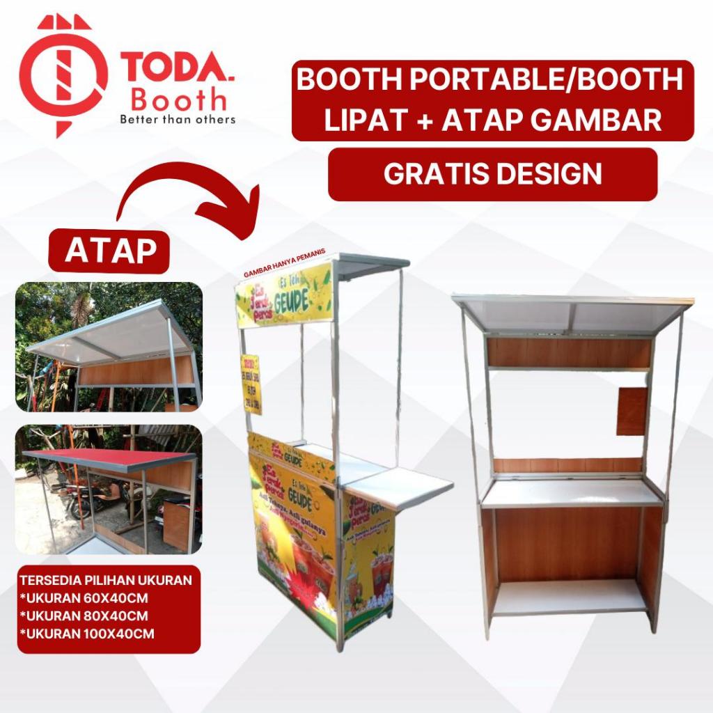 Jual Booth Portable ALUMINIUM / Gambar ATAP / Gerobak Lipat / Gerobak ...