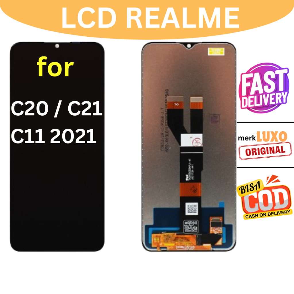Jual LCD REALME C20 / C21 / C11 2021 FULLSET TOUCHSCREEN GARANSI IMPORT BISA GROSIR BARU ...