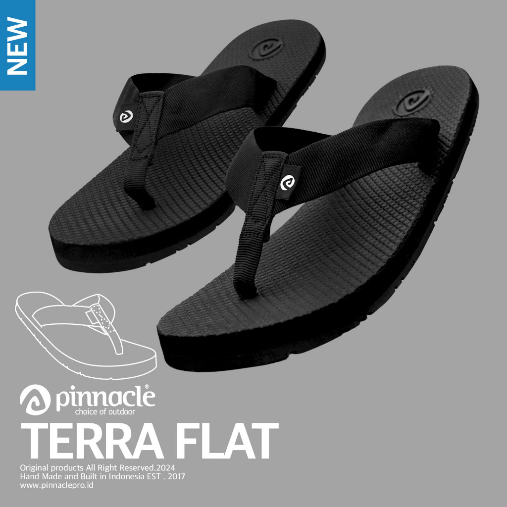 Jual Pinnacle Pro Official Terra Flat Sandals | Shopee Indonesia