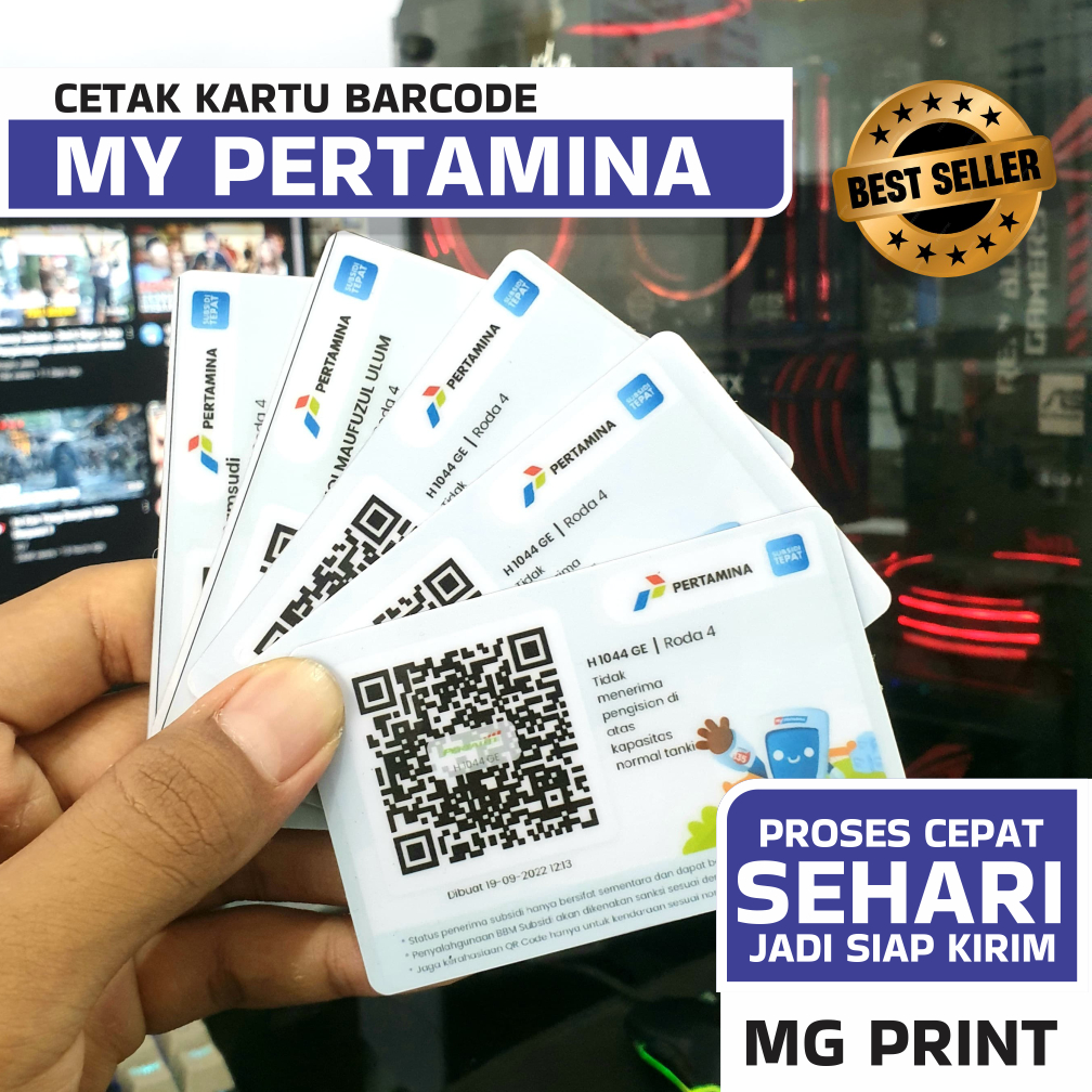 Jual CETAK KARTU PERTAMINA | CETAK KARTU | CETAK ID CARD | Shopee Indonesia