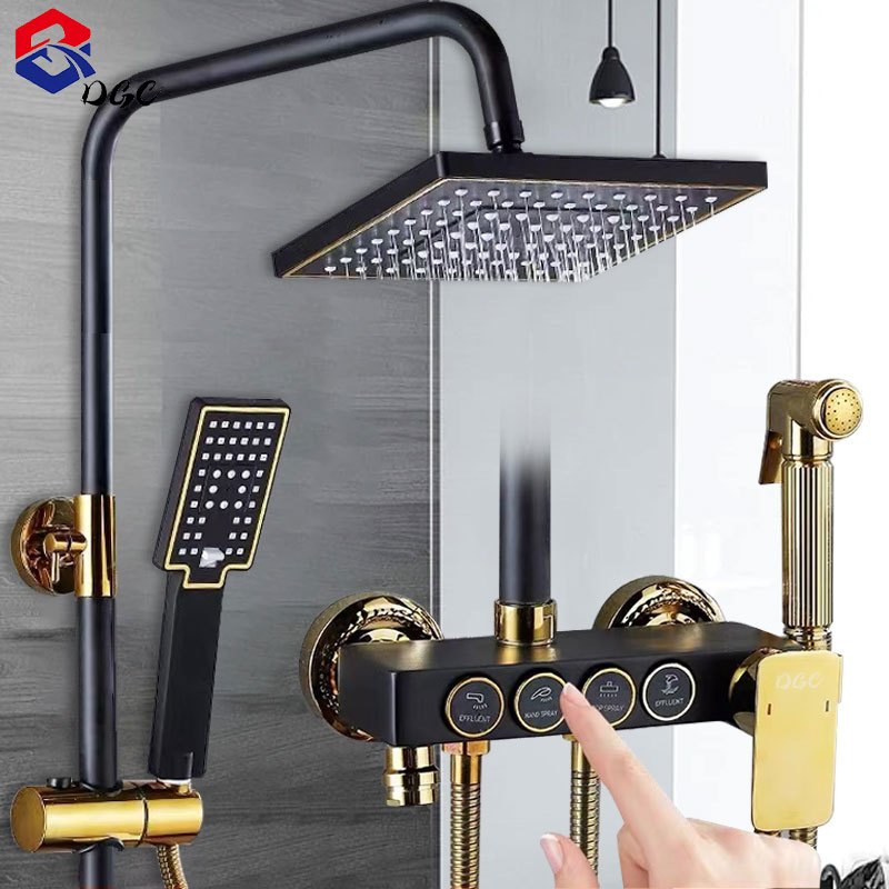 Jual DGC Shower Set 4 Fungsi Kran Panas Dingin Shower Mandi Set ...