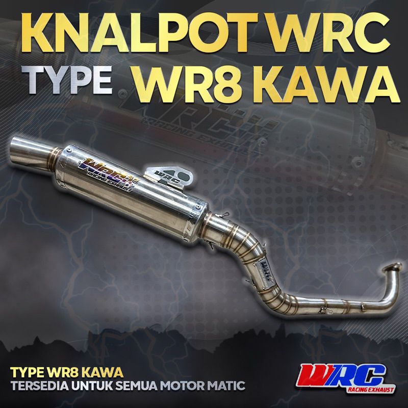 Jual KNALPOT RACING WRC TYPE WR8 KAWA VARIO, NMAX, PCX, AEROX | Shopee ...