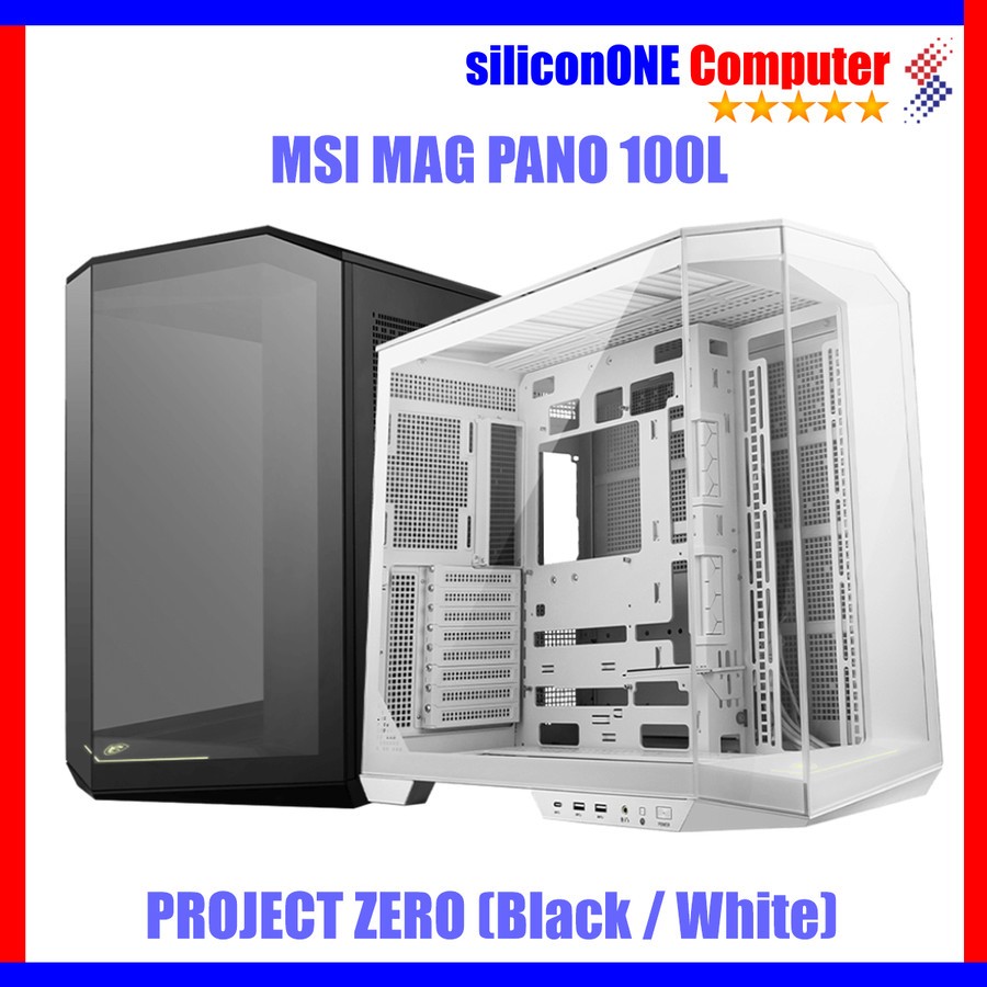 Jual MSI MAG PANO 100L PZ Project Zero ATX Casing | Shopee Indonesia