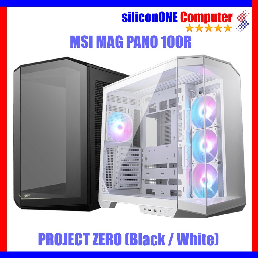 Jual MSI MAG PANO 100R PZ Project Zero ATX Casing | Shopee Indonesia