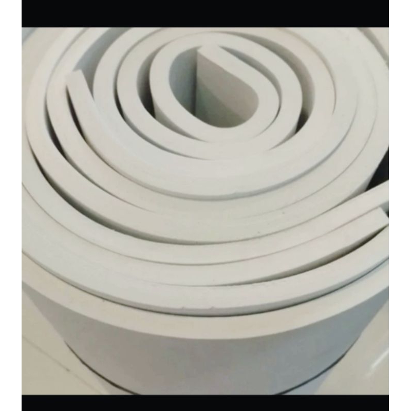 Jual Spon Eva Sponge Busa Ati Spon Karet 10 mm PUTIH 1 meter x 1.2 ...