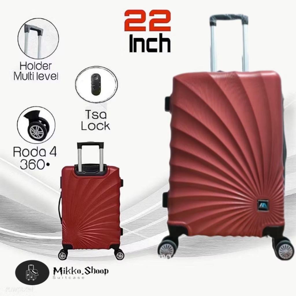 Jual koper 22 inch 031 4 roda 360 derajat anti maling, anti air tahan ...