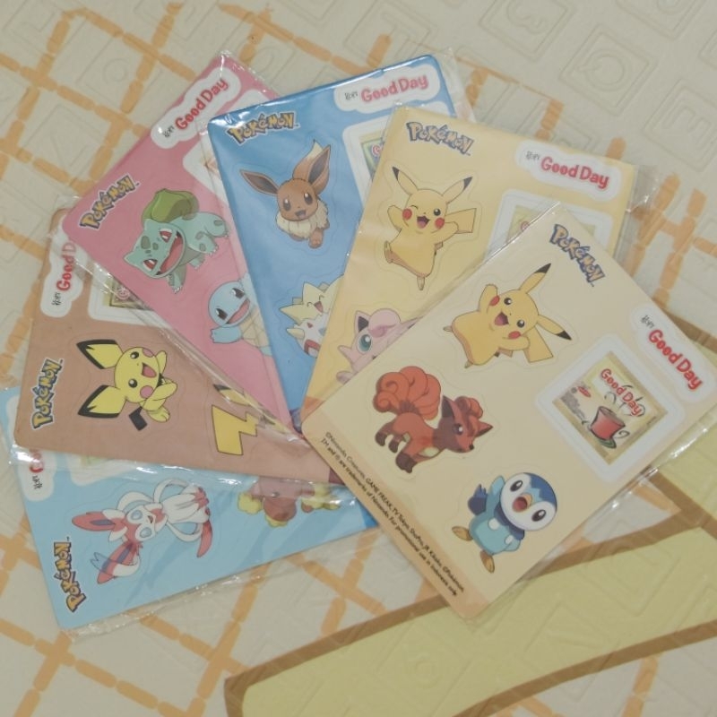 Jual Stiker pokemon x goodday | Shopee Indonesia