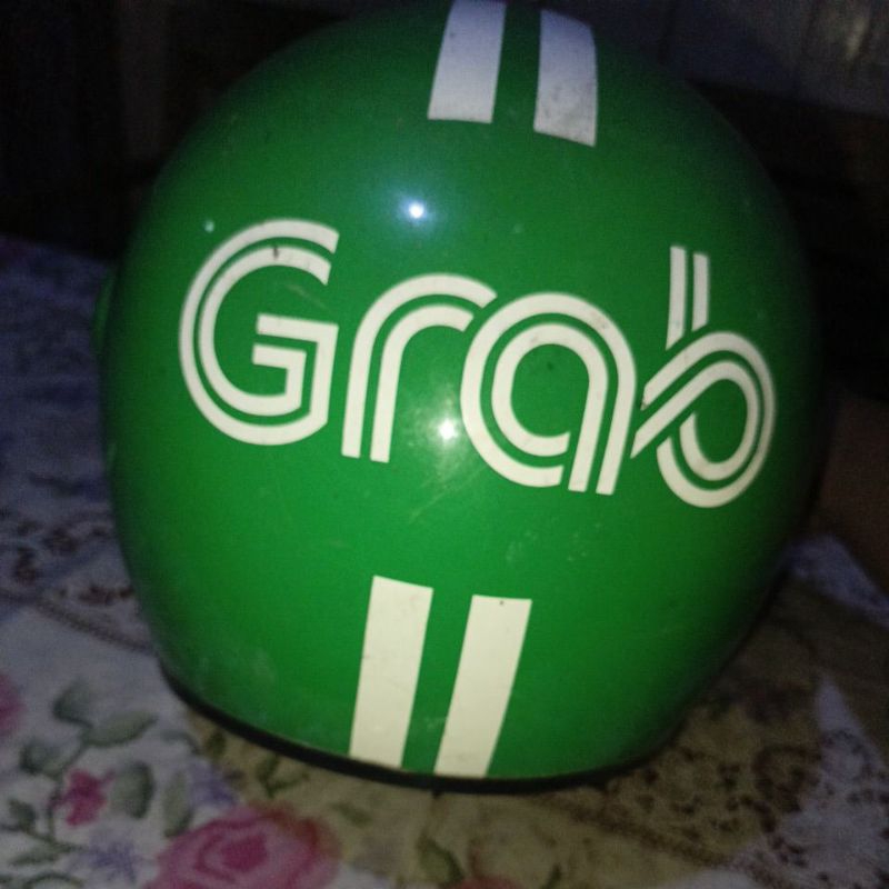 Jual HELM OJOL HALF FACE GRAB BEKAS (Baca Deskripsi) | Shopee Indonesia