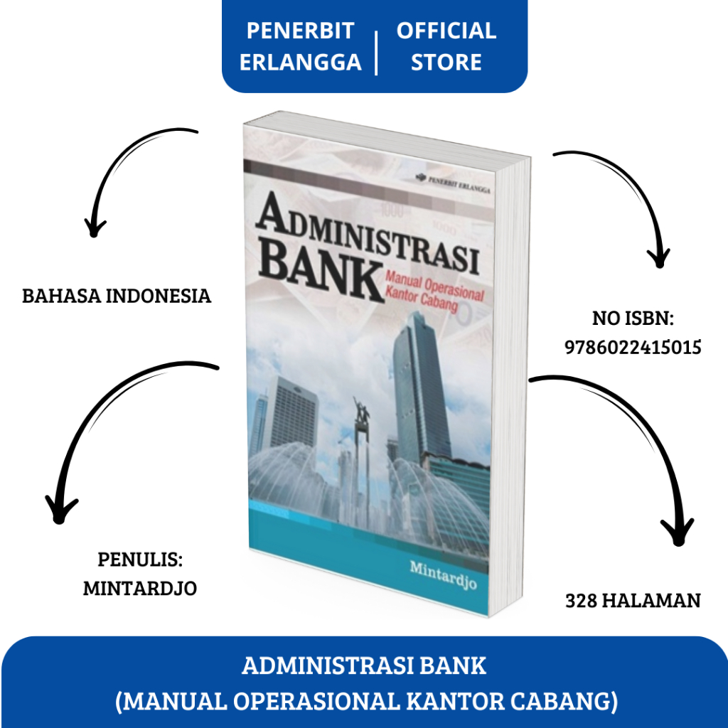 Jual [Erlangga Official] Administrasi Bank (Manual Operasional Kantor ...