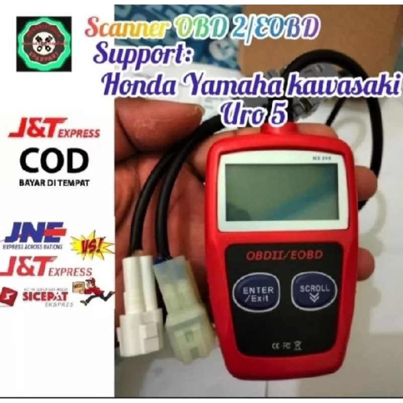Jual Scanner OBD 2 Alat servis motor injeksi cek kode kerusakan ...