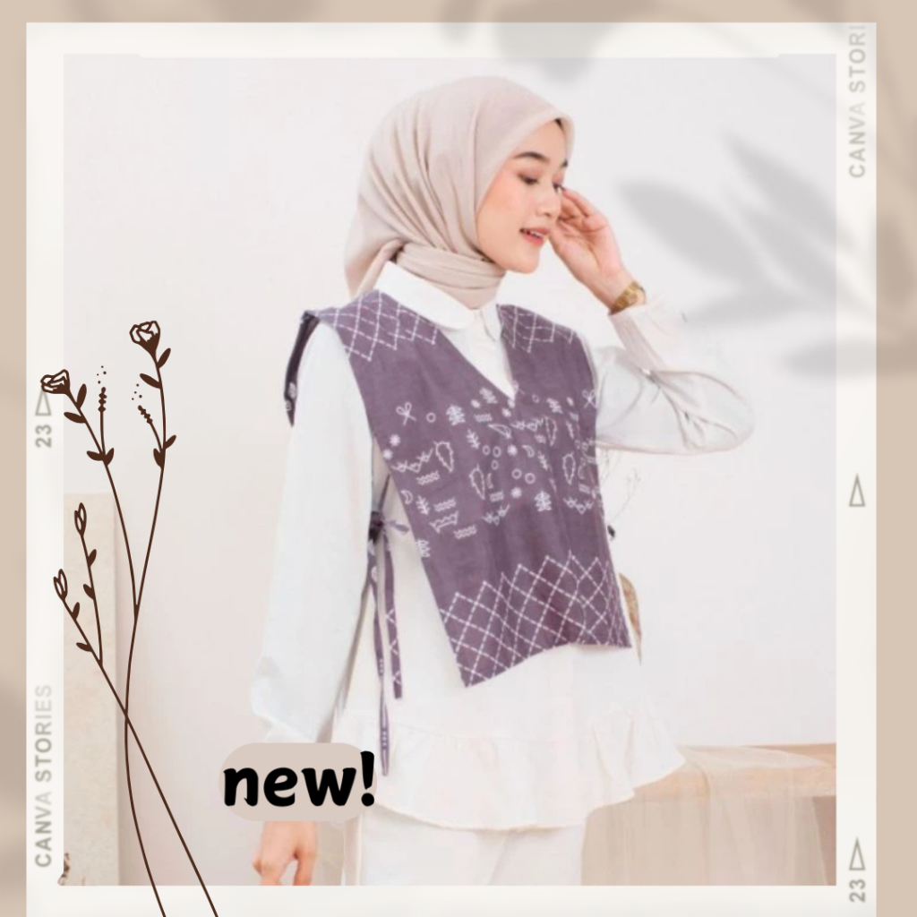 Jual BALERO ROMPI ELEGAN Vest PART 2 Batik Dewasa kondangan BAJU Rompi ...