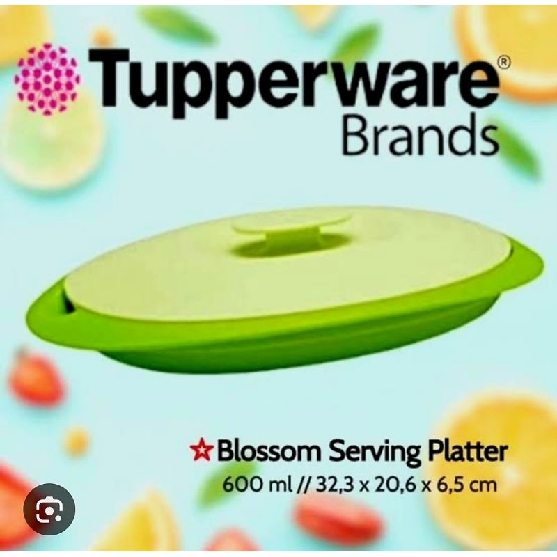 Jual Blossom Serving Platter 600ml tupperware | Shopee Indonesia
