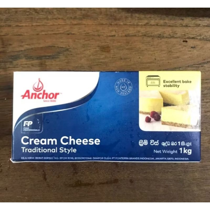 Jual KEJU CREAM CHESEE ANCHOR 1KG / ANCHOR CREAM CHESEE | Shopee Indonesia
