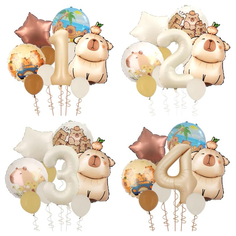 Jual PAKET BALON CAPYBARA ANGKA 80cm | Shopee Indonesia