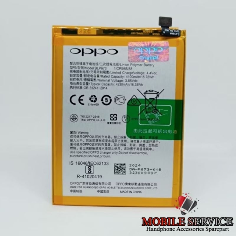 Jual BATERAI BATRE BATRAI BATTERY OPPO A5S CPH1909 CPH1920 CPH12 BLP673 ...