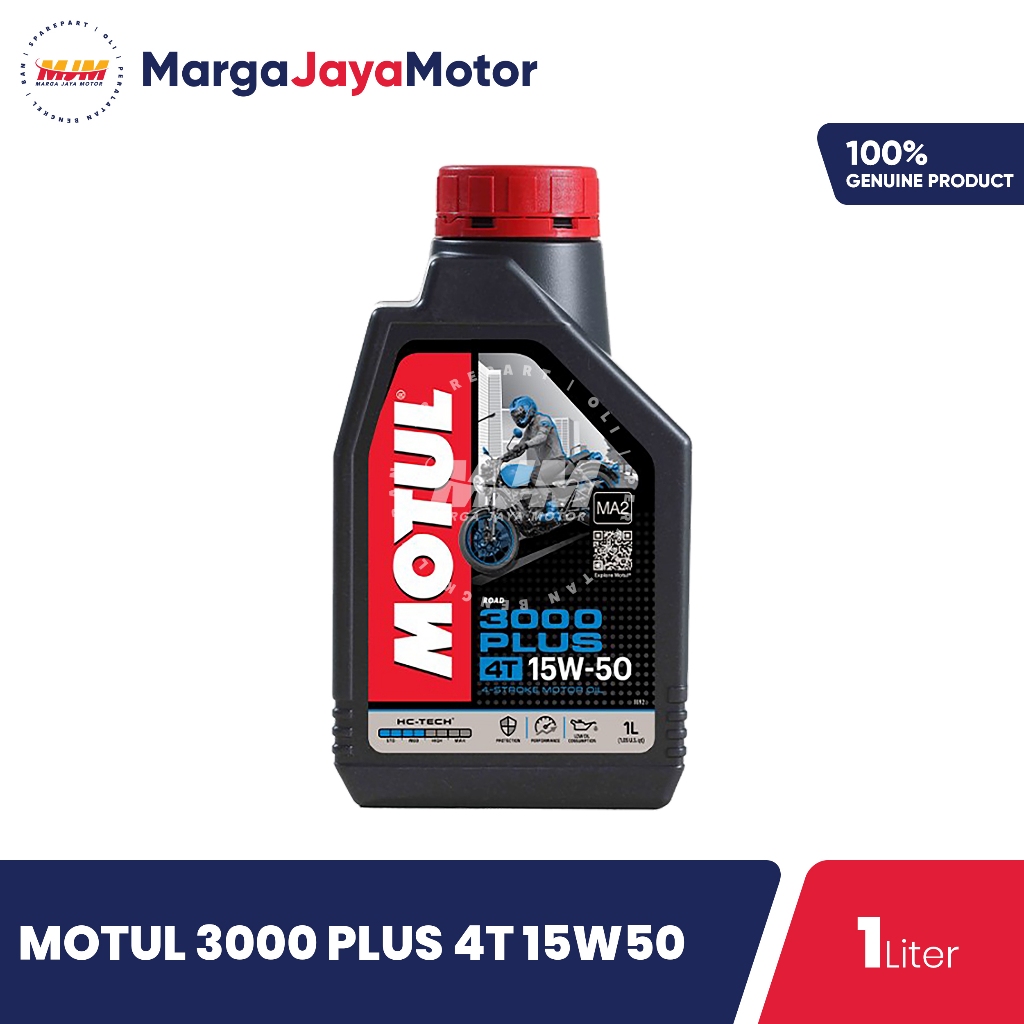 Jual Motul 3000 Plus 4T 15W-50 1L | Shopee Indonesia