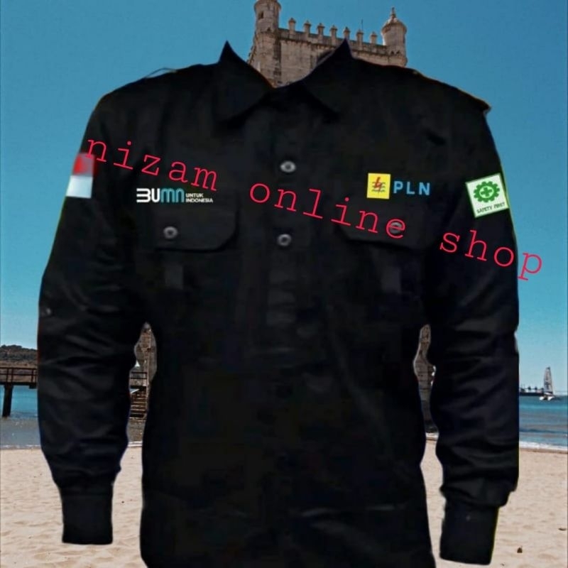 Jual big size Kemeja PLN mobile baju PLN mobile seragam PLN mobile PDH ...