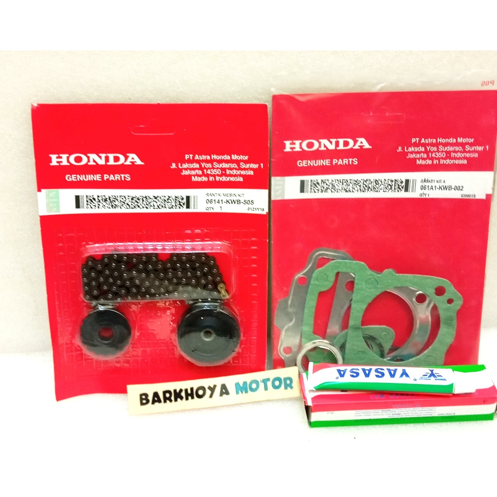 Jual Rantai Keteng Set Topset Revo Absolute Blade Lama 110 KWB Set Lem Gasket Paking Blok HGP ...