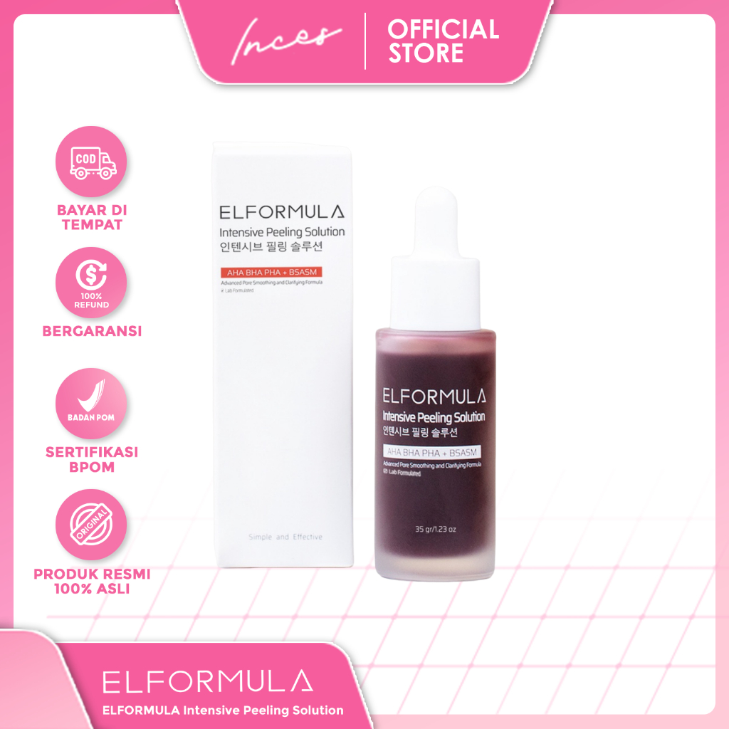 Jual 𝓲𝓷𝓬𝓮𝓼 - ELFORMULA Intensive Peeling Solution - Serum Exfoliasi ...