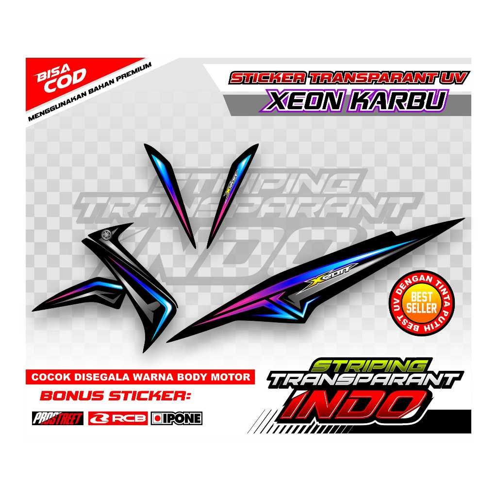 Jual STRIPING VARIASI YAMAHA XEON / STICKER LIST VARIASI YAMAHA XEON ...