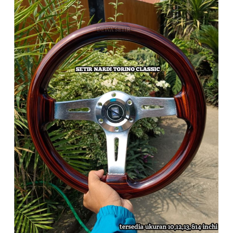 Jual Setir Classic Steer Nardi Classic Torino Italiano Setir Mewah Setir Sultan Elegan Ukuran 10 ...