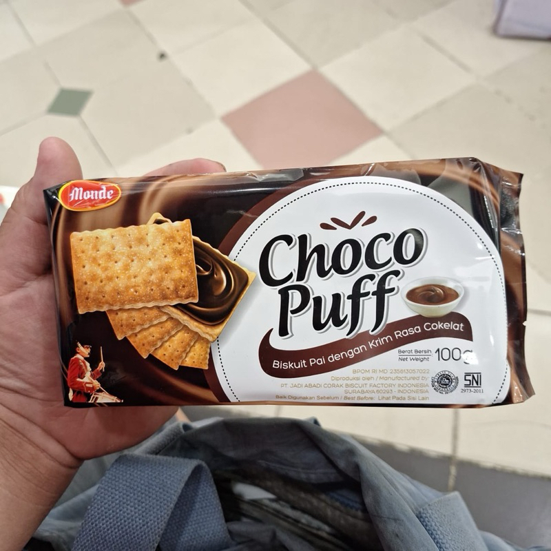Jual Monde Choco Puff 100gram biskuit | Shopee Indonesia