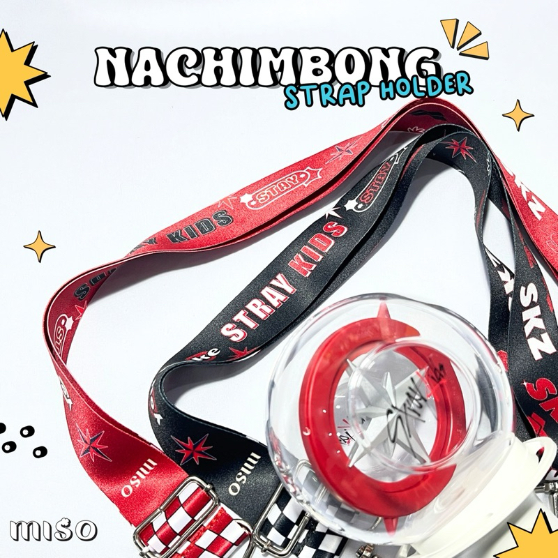Jual READY STOCK | Stray kids LIGHT STICK Nachimbong Strap Holder ...