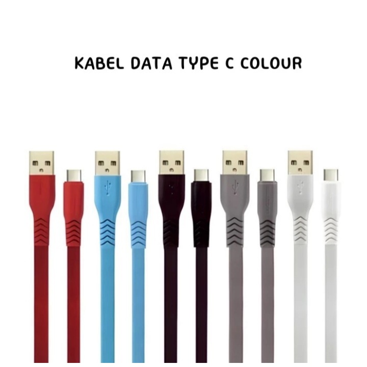 Jual Kabel Data Type C Color | Shopee Indonesia