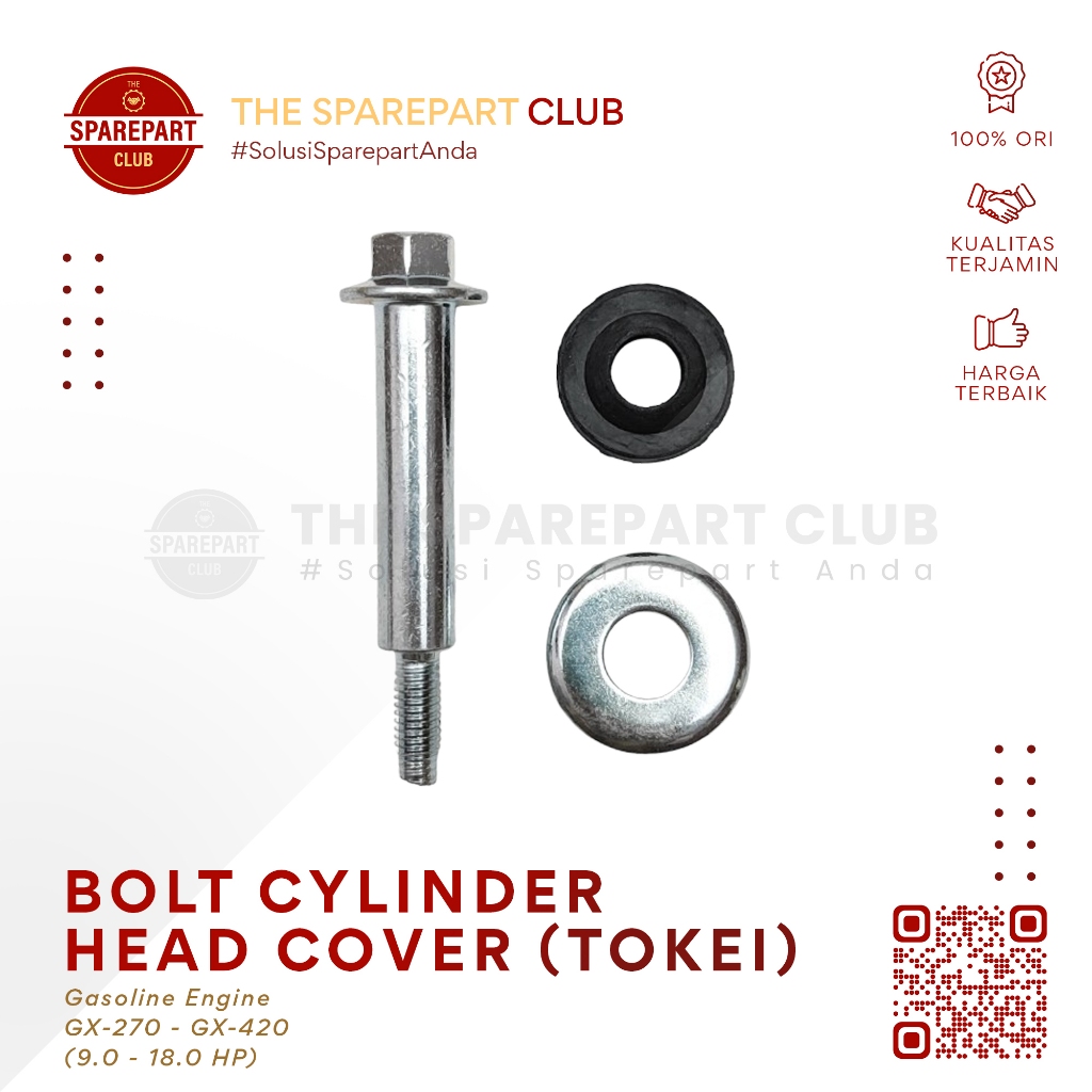 Jual Baut Bonet Bonnet Engine GX270 GX 270 390 420 - Bolt Stud Cylinder ...