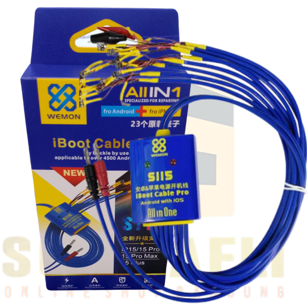 Jual WEMON S115 PRO IBOOT LINE PHONE POWER SUPPLY TEST CABLE FOR ...