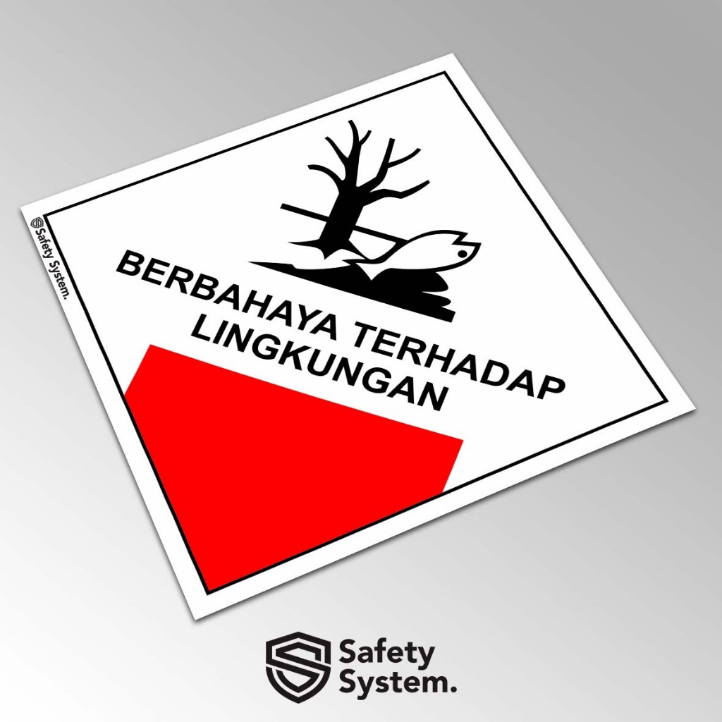Jual Stiker Label Hazmat Hazardous Material Simbol Limbah B3 PERMEN LH ...