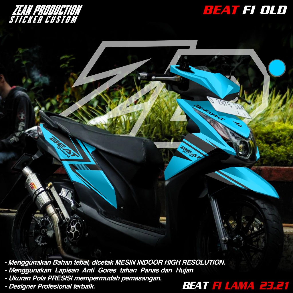 Jual (PROMO COD) TERBARU Decal Sticker Honda Beat FI Lama 2012 2013 ...