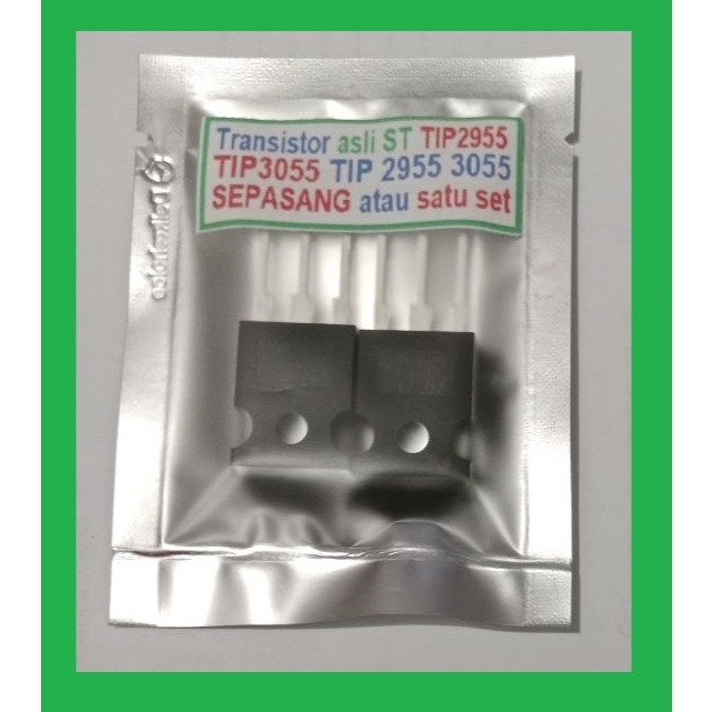 Jual Transistor asli ST SEPASANG satu set TIP2955 TIP3055 TIP 2955 3055 | Shopee Indonesia
