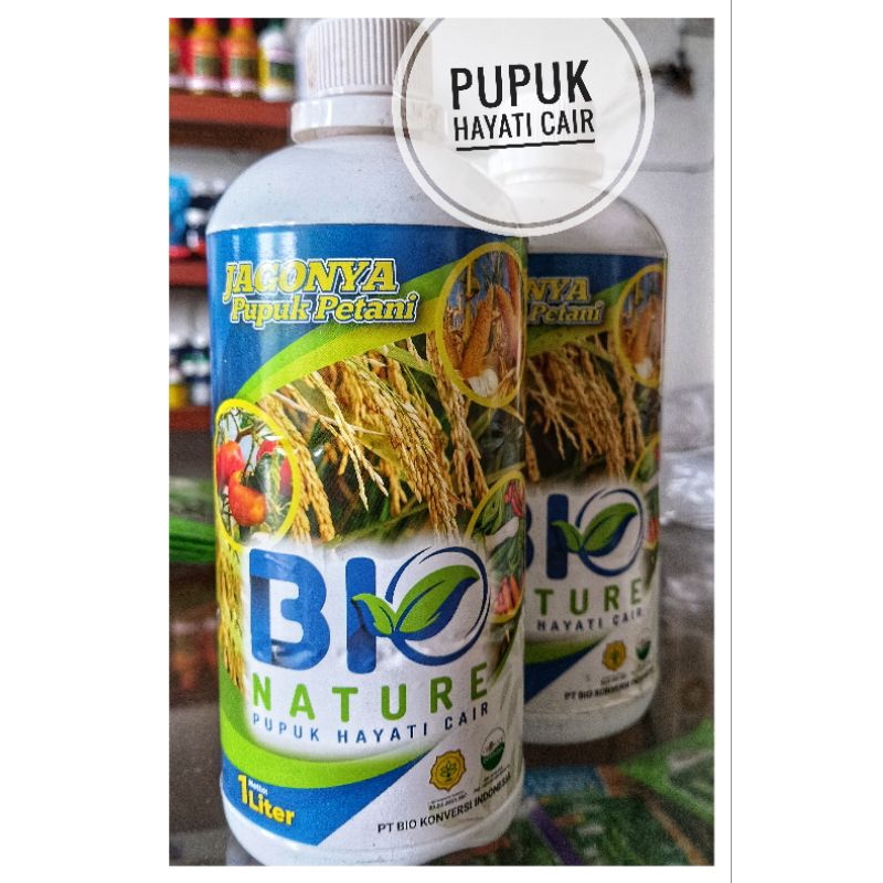 Jual Pupuk daun Bio Nature Pupuk Organik hayati Cair 1L meningkatkan ...