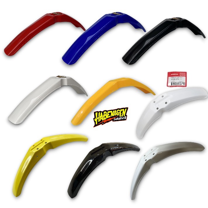 Jual Spakbor Selebor Slebor Depan Honda Win 100 Semi Trail Putih Merah ...