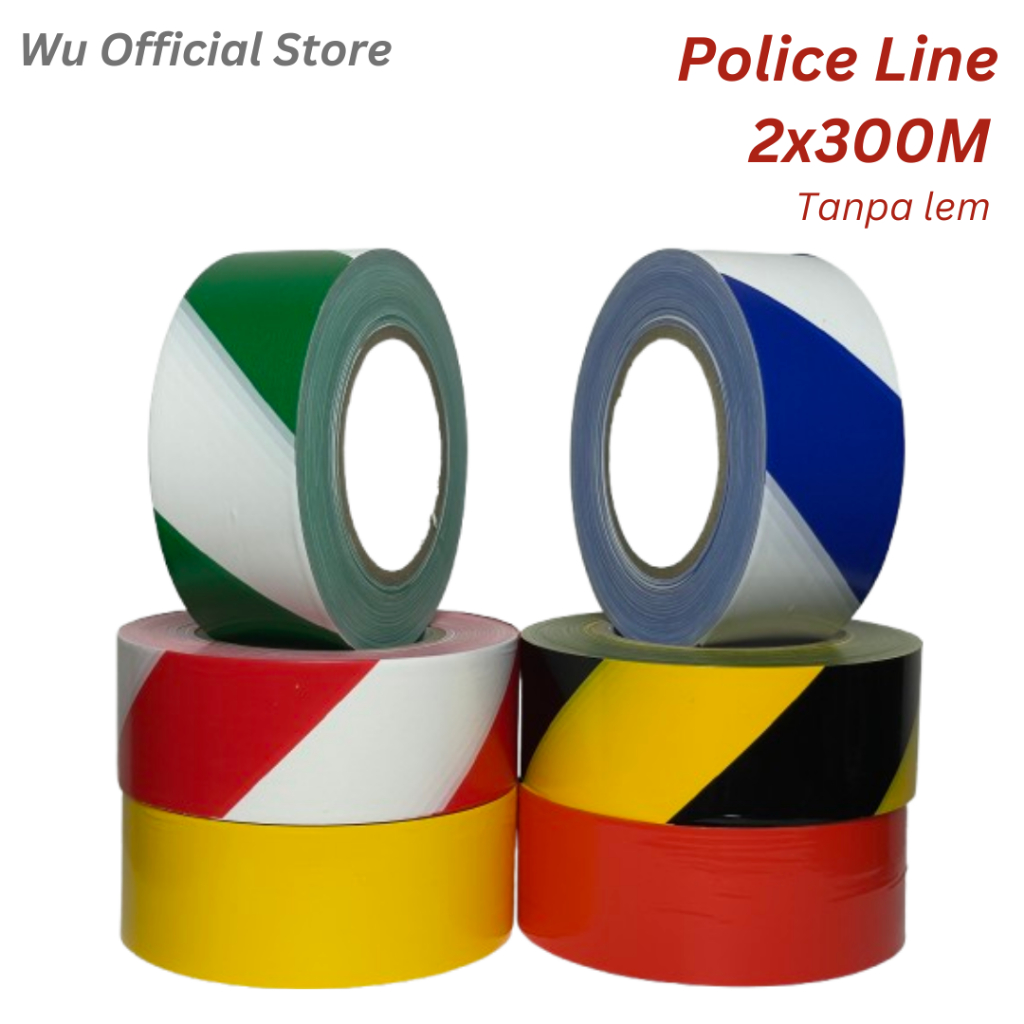 Jual Police Line / Garis Polisi / Safety Line / Barricade Line 2 inch x ...