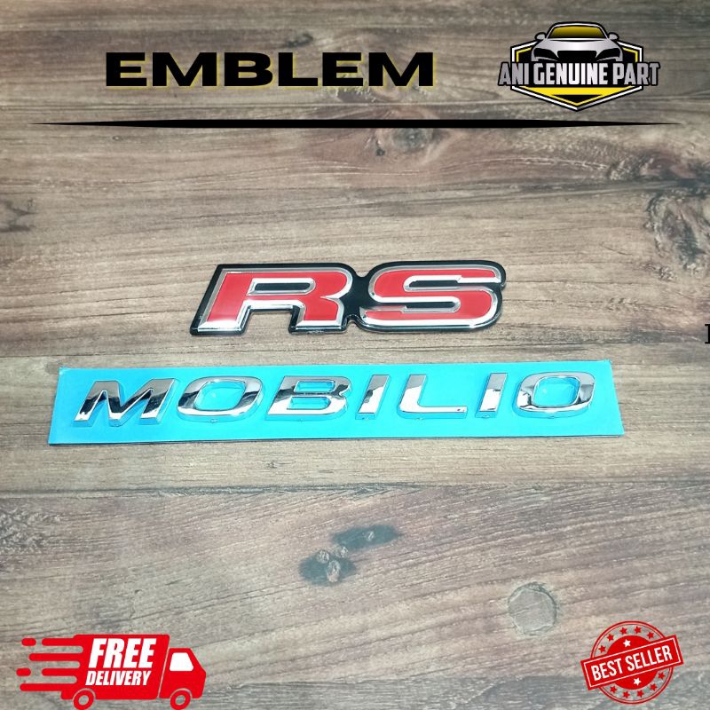 Jual Emblem / Logo Bagasi Mobilio RS ORIGINAL Harga Set (2Pcs Logo ...
