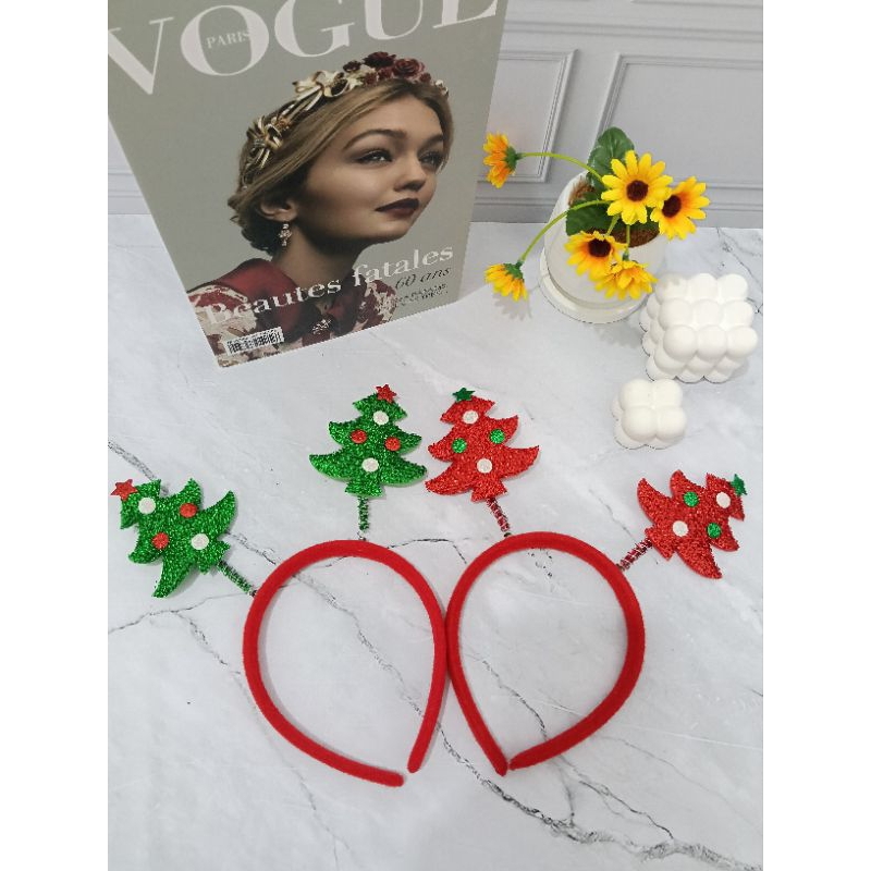 Jual Bando Natal New Series-Bando Christmas 2024-Bando Rusa-Bando pohon ...