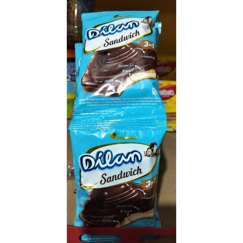 Jual DILAN SANDWICH 3 IN 1/16g/10 SACET | Shopee Indonesia